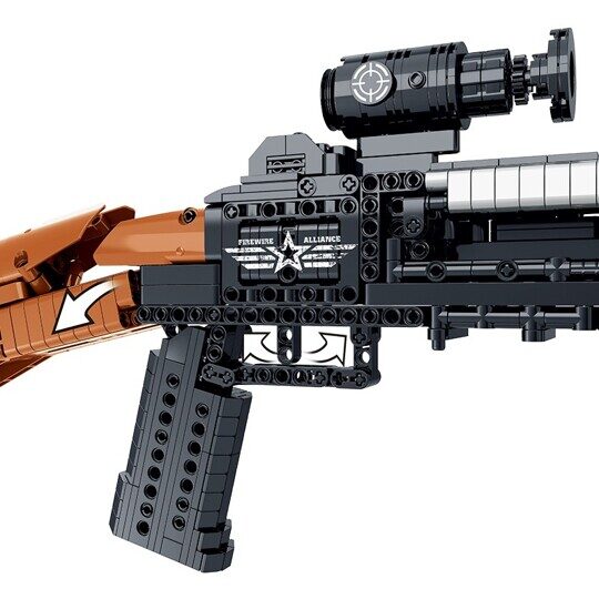 Конструктор Mork 051001 - Ружье M4 Bernelli купить в Минске